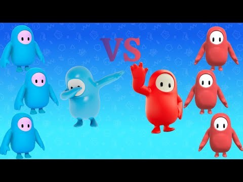 fall guys red vs blue customs!
