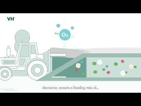 How does the fermentation process of silage work in the silo