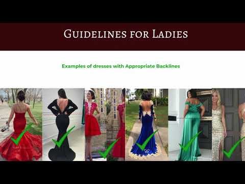 2025-2026 Prom Dress Code