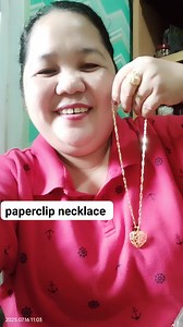 cute nitong paperclip necklace #PaperclipNecklace #highlights2025 #fypviralシ #followersreels #necklace #joortiz | Jonnahlou Rinoy Ortiz