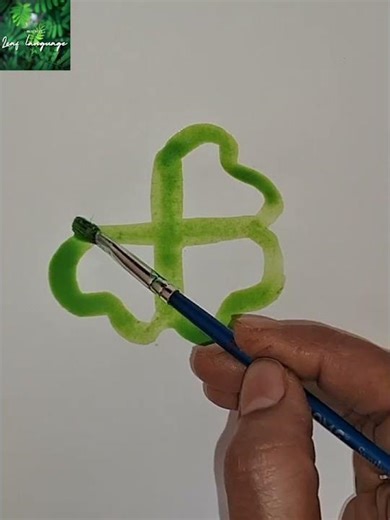 How to draw a 4 clover leaf easily 🍀 #art #howtodraw #drawing #fyp #leafdrawing #stepbystep