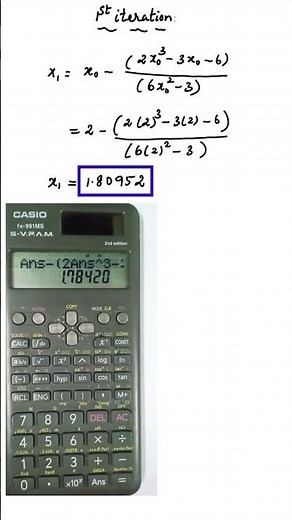 Newton's Raphson method | Shortcut method using calculator | Tamil (Full video link in description)