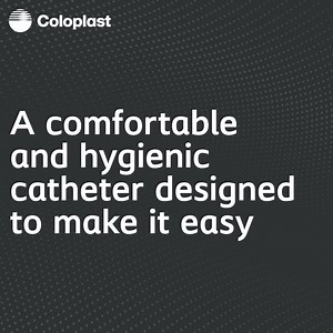 Hygienic, flexible and discreet. Every detail makes catheterisation easy, whether at home or out and about. | Coloplast