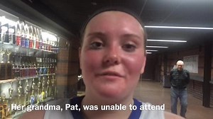 Van Meter got a win for a special fan who couldn't be in the stands