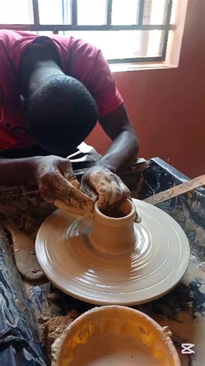 A Study in Muscle Memory in the wheel Today I followed a creative impulse and threw a piece on the wheel without looking at it. I wanted to rely purely on touch — letting my hands, pressure, and muscle memory guide the form instead of my eyes. It was surprisingly grounding, forcing me to slow down and really listen to the clay. Moments like this remind me how much pottery is about feeling rather than control. When you remove sight, you become more aware of balance, thickness, and movement. The r