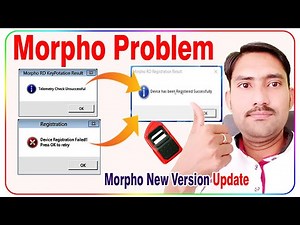 morpho device registration failed press ok to retry | morpho telemetry check unsuccessful |