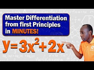 Master Differentiation from First Principles in MINUTES! | Easy Step-by-Step Guide