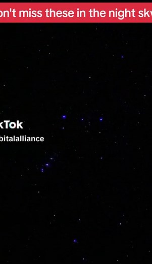 You can see these 3 night sky objects with your naked eye! On a clear night, go look for them! #astronomy #orion #nightsky #fyp #spacecontent #spacevideos #astrophotography #astronerds #constellations #stars