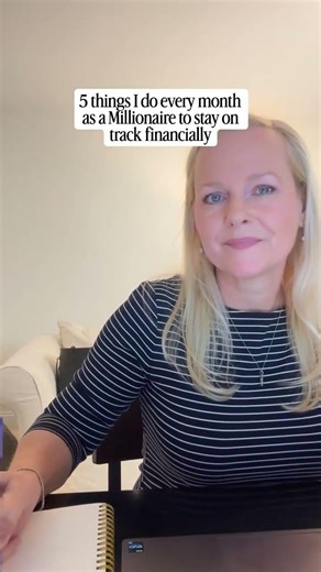5 things I do every month as a Millionaire to stay on track financially