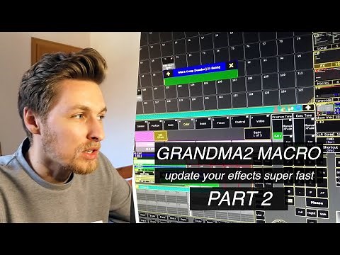 GrandMA2 | update effects MACRO - Part 2 | fridgeflo