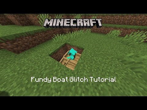 Minecraft Tutorial: How to do Fundy Boat Glitch (1.16 and below only)