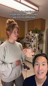 Why the b**tyhole cramping? 🫢 #menstruation #menstrualcramping #periodpoop #periodcramps | Dr. Anthony Youn