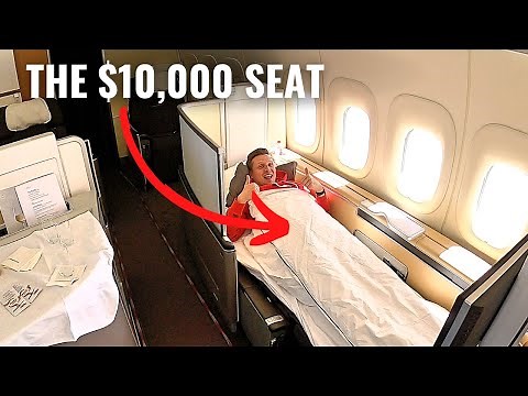 LUFTHANSA FIRST CLASS on the 747-8 - The $10,000 Seat!