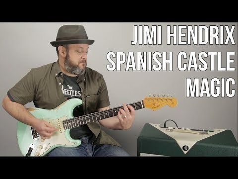 Jimi Hendrix Spanish Castle Magic Guitar Lesson + Tutorial