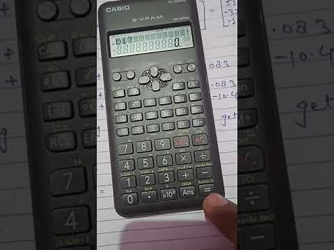 solve matrix, equation with fx 100ms scientific calculator. | Matrix method |tricks ShaheenTech013
