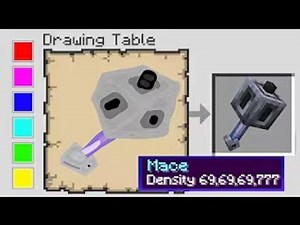 Minecraft drawing table draw in Minecraft