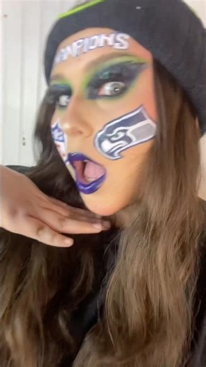 #youtubeshorts #trendingshorts #viralshorts #seattleseahawks #seattleseahawksmakeup #facepaint #fyp