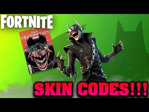 Fortnite: Batman Who Laughs Code!!! - Foundation Comic (Code Included)