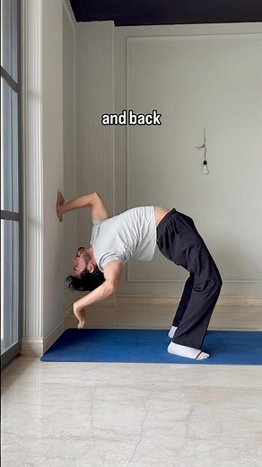 How to do a Standing BACKBEND! Stretch first‼️ Easy Tutorial #backbend #calisthenics #yoga #shorts