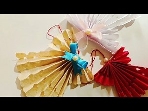 How to Make a Paper Angel For Christmas Decoration | Christmas Ornament