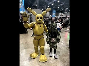 springbonnie at the liverpool comic con #fnafcosplay #comiccon #springbonnie