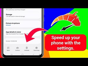 Make Your Phone Faster? Best Settings to Speed up Android