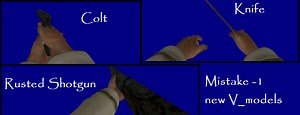 MISTAKE-1 Viewmodels replacement addon - Half-Life