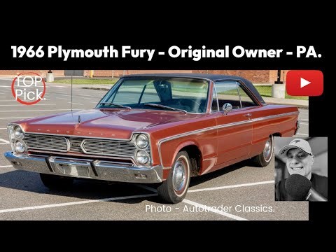 TOP PICK - 1966 Plymouth VIP (Fury) - one owner - original car - $16,500 - CT