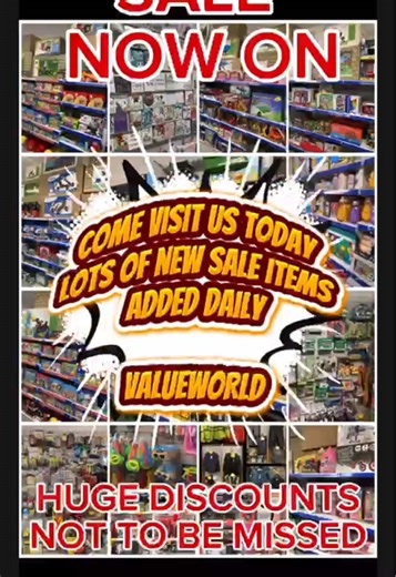 SALE NOW ON🫢 catch our low prices before theyre gone 🫣 #SALE #valueworld #wildwestni #trendingvideo #retail #relatable #carndonagh