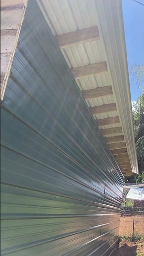 Cheapest and easiest way to build a pole barn. #diy #polebarn #dewalt #redneck #carpentry