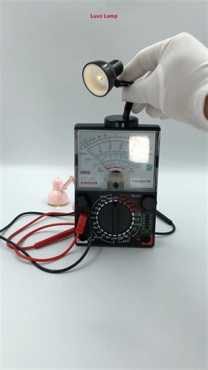 Samwa YX-960TR Analog Multimeter vs Black Luxo Lamp #shorts