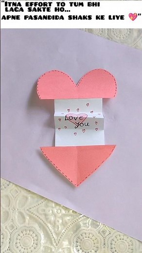 Cute Handmade card❤️|Love card| easy handmade card