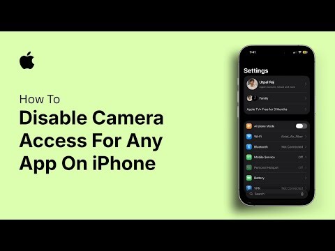 How To Disable Camera Access For Any App On iPhone