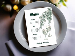 Elegant Wine Menu Template: Grape Design, A5 Editable (digital Download) - Etsy