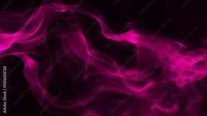 Thin Horizontal Smoke. Colored smoke flies across the screen on a transparent background.