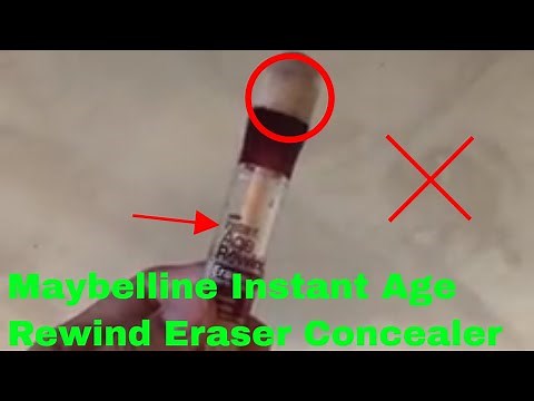✅ How To Use Maybelline Instant Age Rewind Eraser Concealer Review