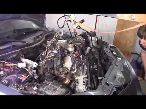 V8 Crossfire | Removing Old Engine Part 2 - Its Out! | Driveway