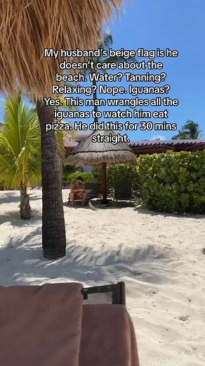 Men at the beach can’t be bothered #fyp #fypシ #foryou #men #beach #beigeflag #viral #greenscreen