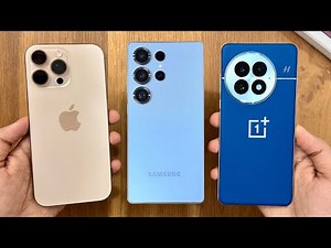 Samsung S25 Ultra vs iPhone 16 Pro Max vs OnePlus 13