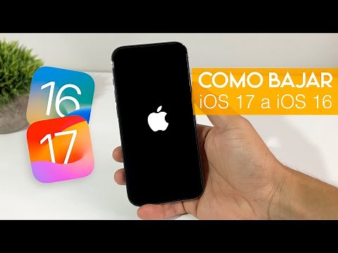 Cómo BAJAR de iOS 17 a iOS 16 La FORMA MAS FÁCIL ✅