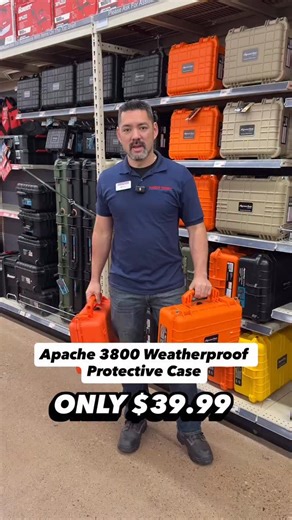 Why spend over $150 on the competition when you can spend $39.99 on an Apache case? Our Apache cases are watertight, dust-tight, and impact resistant, plus they are available in many sizes and colors. Find them at your local #HarborFreight | Harbor Freight