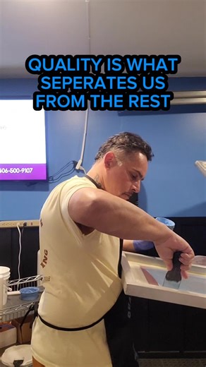 Turnaround times are 2 weeks or less for screen prints. 1 day for transfer prints. #screenprinting #foryoupage #fyp