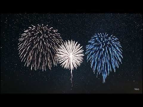 6 Hours of Stunning Fireworks Over a Starry Night | Relaxing Firework Background Display