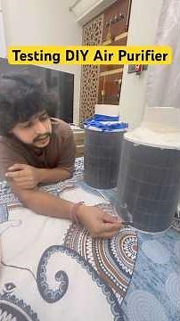 DIY Air Purifier Smoke Test 🔥 – Dhoop vs HEPA Filter!