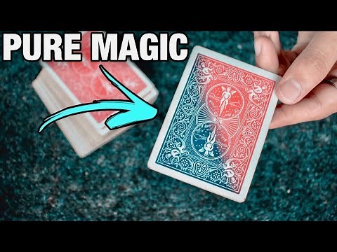 The Card Changes Color In A Blink Of An Eye! Visual Card Trick REVEALED