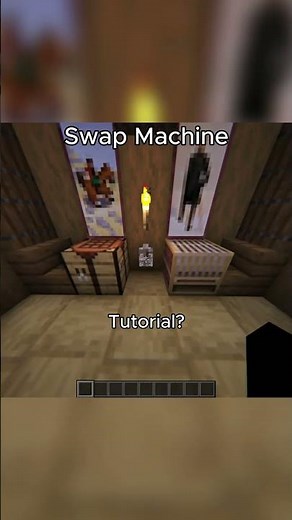 I Built a Fast Swap machinein Minecraft #minecraft