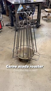 12K views · 380 reactions | Carne cooker! Crown of thorns barbecuer? I don’t know. We will try it out tomorrow! #smoker #carneasada #carnecooker #metaldisc #cookingsteak @makenzymartin | Atomic Forge & Welding Inc. | Facebook