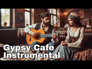 Gypsy Café Instrumental - Relaxing Gypsy Guitar for Work & Study 📖🎸