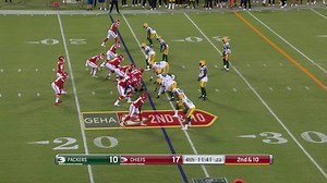 Aaron Parker gets up for 21-yard ladder-climbing reception