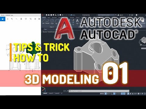 Exercise 01 AutoCAD 3D Modeling Tutorial For Beginner